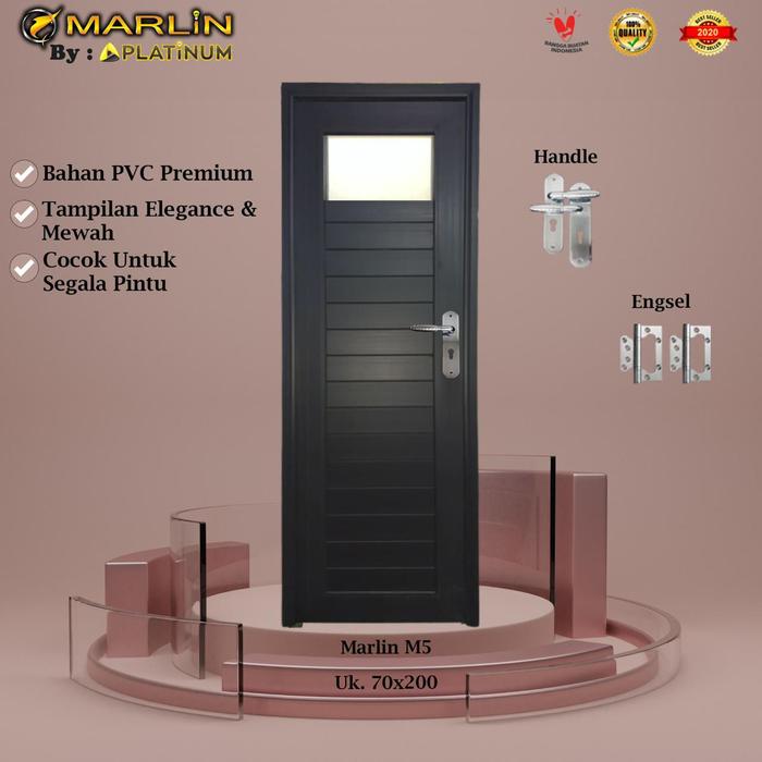 Jual PINTU PVC MARLIN HITAM HANDLE 70 x 195 - Jakarta Utara - TB Mitra ...
