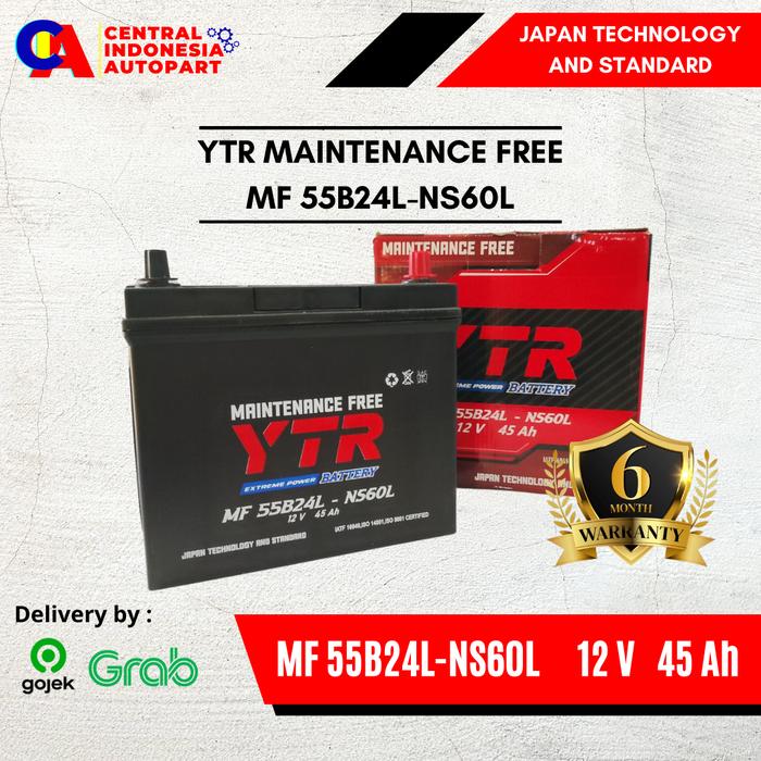 Jual Aki Accu Mobil Kering YTR MF 55B24L-NS60L Mobil Voxy Aerio AT - Kota Pangkal Pinang ...