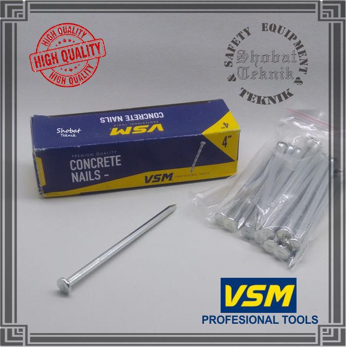 Jual Paku Beton / Paku Baja / Paku Tembok /Paku Beton Galvanis 4 inch ...