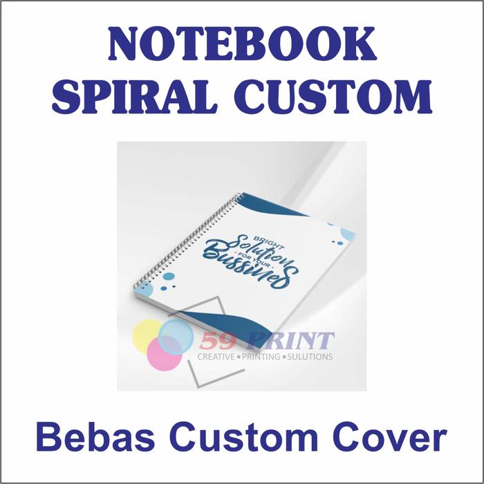 Jual Cetak Notebook Blocknote Spiral Custom A5 A6 - A5 25 Lembar - Kota ...