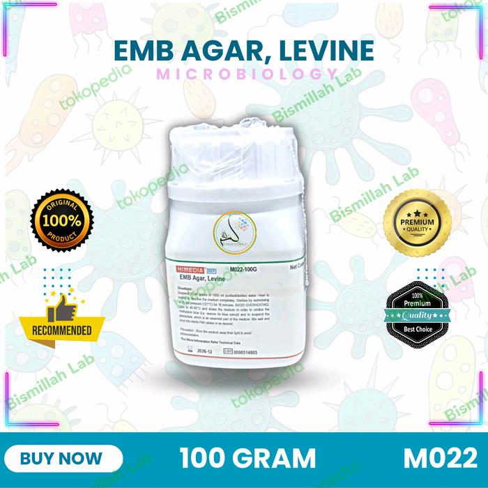 Jual EMB Agar (Eosin Methylene Blue Agar), Levine, Media Mikro, 100 ...