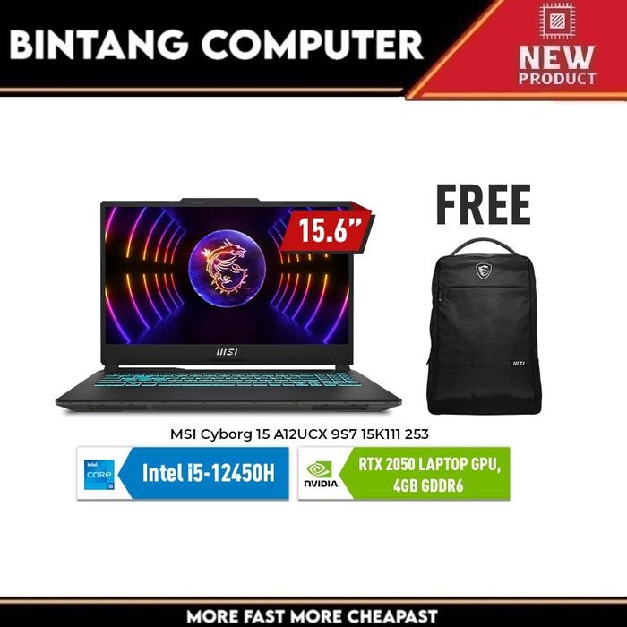 Jual MSI Cyborg 15 A12UCX 9S7 15K111 253 Core i5 12450H 16GB 512GB RTX2050 - Kota Denpasar ...