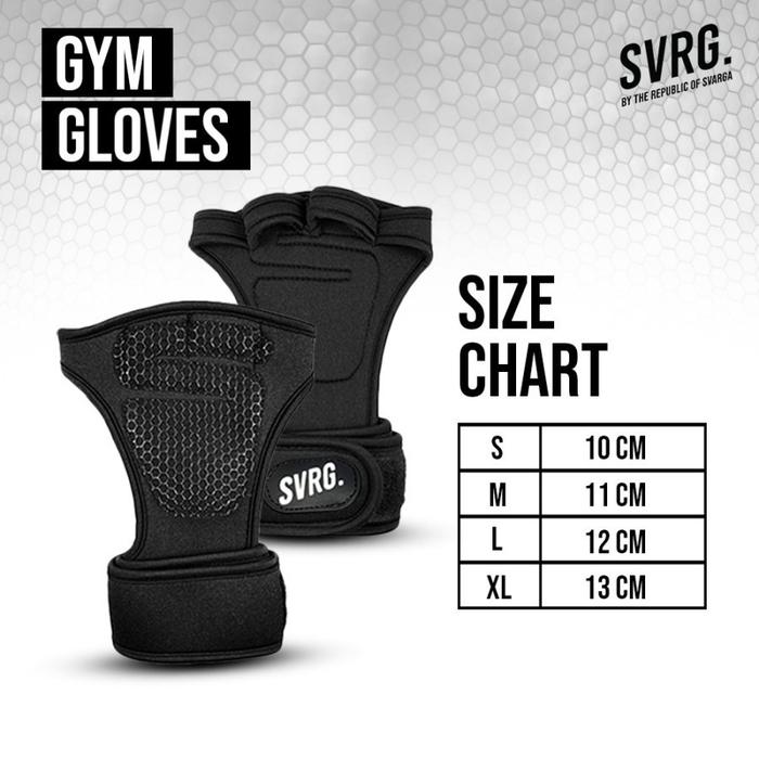 Promo SVRG Half Gym Glove - Weight Lifting Gloves - Sarung Tangan ...