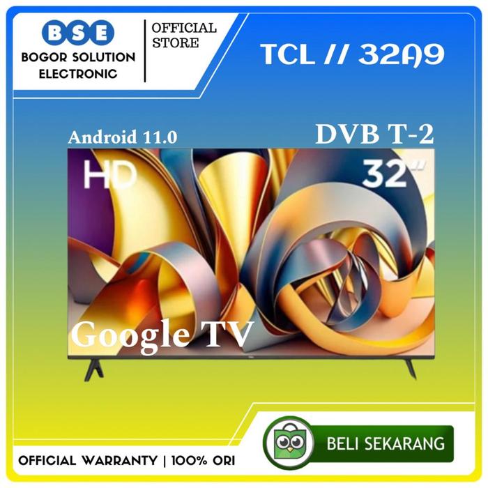 Promo TV TCL 32A9 Google TV Android 11 TCL 32 Inch A9 Pengganti 32A7 32 ...