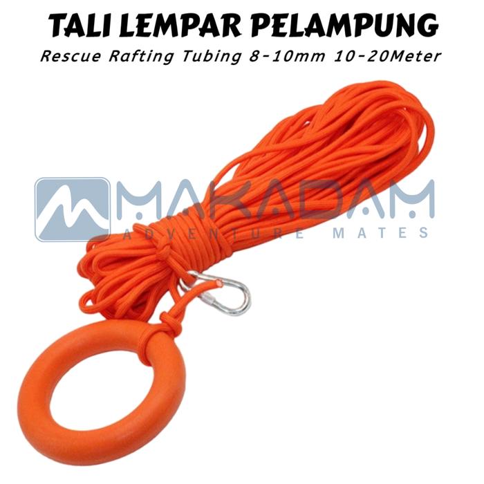 Jual tali lempar pelampung perahu rescue rafting tubing 8-10mm 10 20 ...