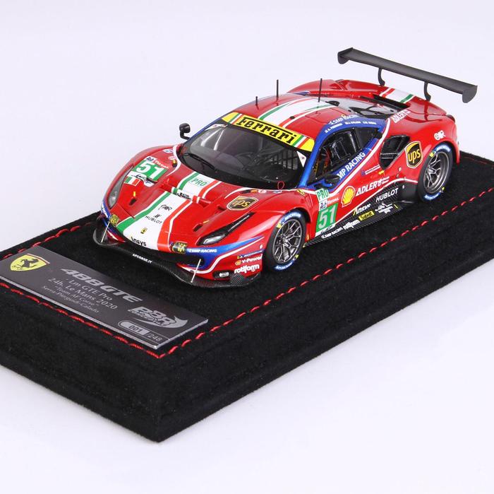 Jual BBR 1:43 FERRARI 488 LM GTE PRO TEAM AF CORSE 24h Le mans 2020 #51 ...