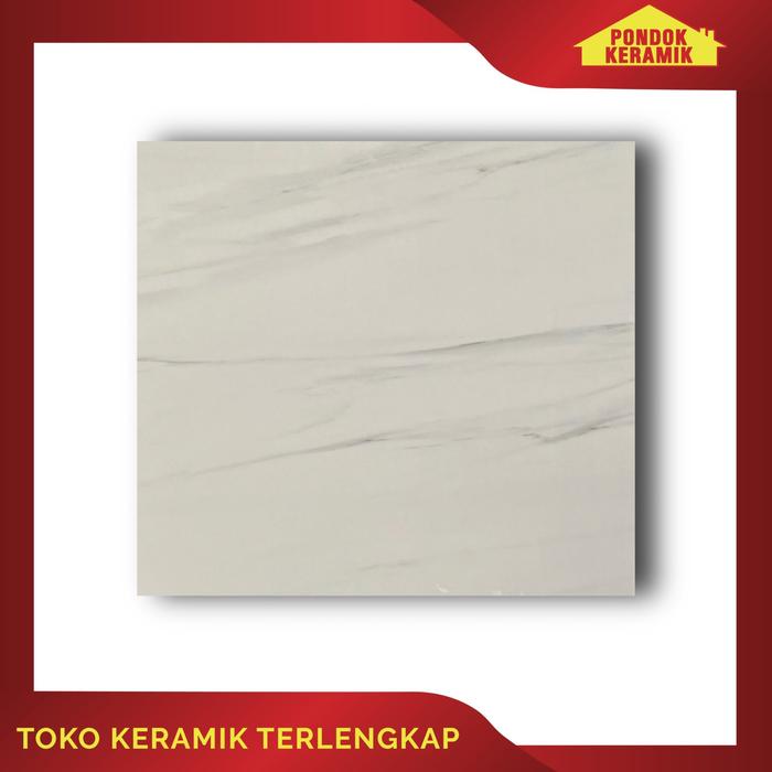Promo GRANIT LANTAI EXPRESS 60X60 PUTIH MARBLE CARARA TIPE GL66049 KW I ...