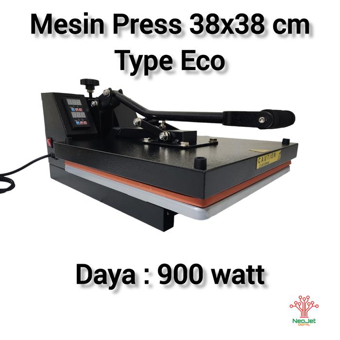 Jual Mesin Press Kaos DTF Digital Hot Press 38 cm x 38 cm 900 watt Ekonomis - Kota Tangerang ...