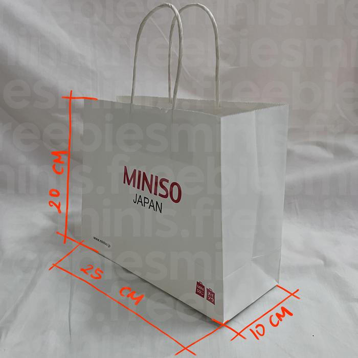 Jual Paper Bag Tas Karton Tas Kertas Miniso Original Small - Kota ...