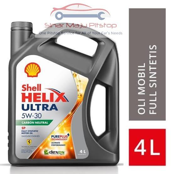 Jual Oli SHELL HELIX ULTRA API SP FULL SYNTHETIC 5W-30 SEGEL HOLOGRAM ...