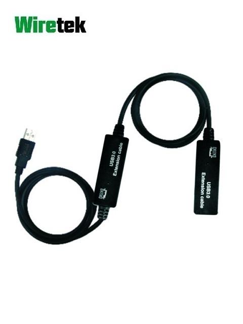 Jual USB3.0 Active Extension Cable 10 meter WIRETEK - 10 meter ...