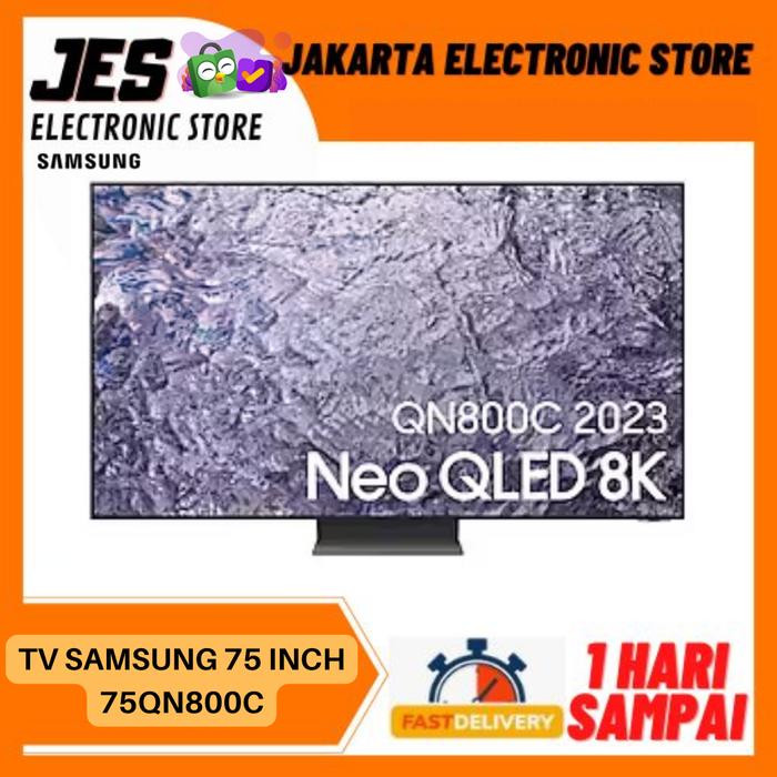 Promo SAMSUNG 75QN800C NEO QLED SMART TV 8K 75 INCH DOLBY ATMOS ...