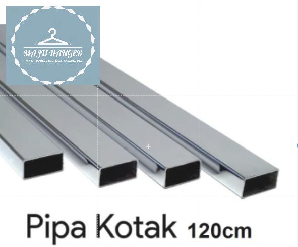 Jual Pipa kotak 120cm / pipa besi kotak chrome 1,2meter - Kab. Bogor ...