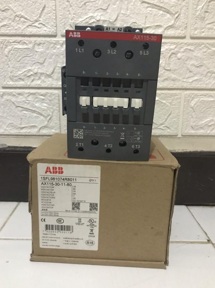 Jual Kontactor Abb Ax115-30 (160A /220V) Original - Jakarta Barat ...