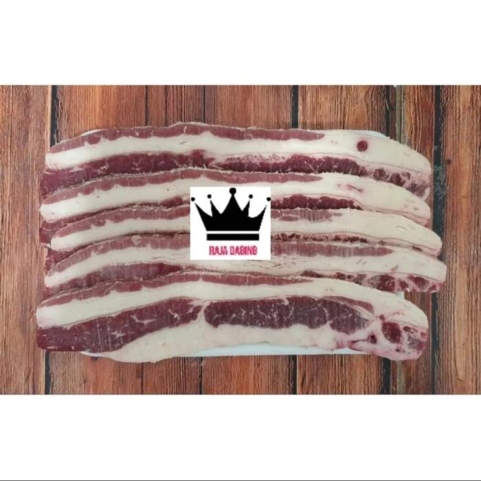 Jual US BEEF BELLY KOREAN GRILL / BBQ @1kg - Jakarta Pusat - raja daging jakpus | Tokopedia