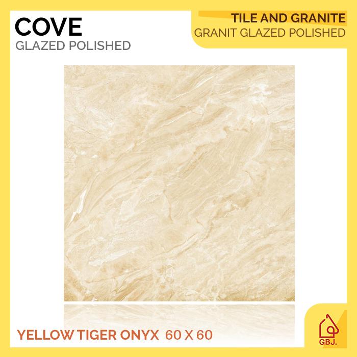 Jual GRANIT COVE 60 X 60 YELLOW TIGER ONYX GLAZED POLISHED / GRANITE ...