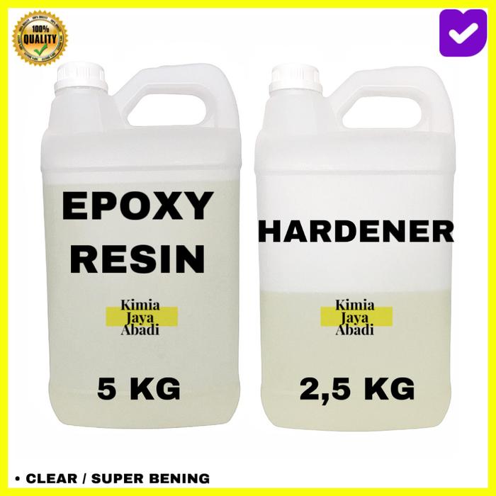 Jual Epoxy Resin Bening 5 KG & Hardener 2,5 KG - Kota Semarang - Toko ...