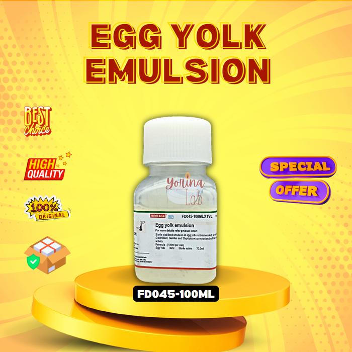 Jual Egg Yolk Emulsion - Supplement Mikrobiologi, 100 ml - Kab. Bogor - Yorina Necessity | Tokopedia
