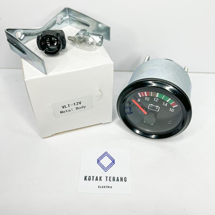 Jual Voltage Gauge 12V VDO VLT-12V Volt Gauge Meter Body Metal ...