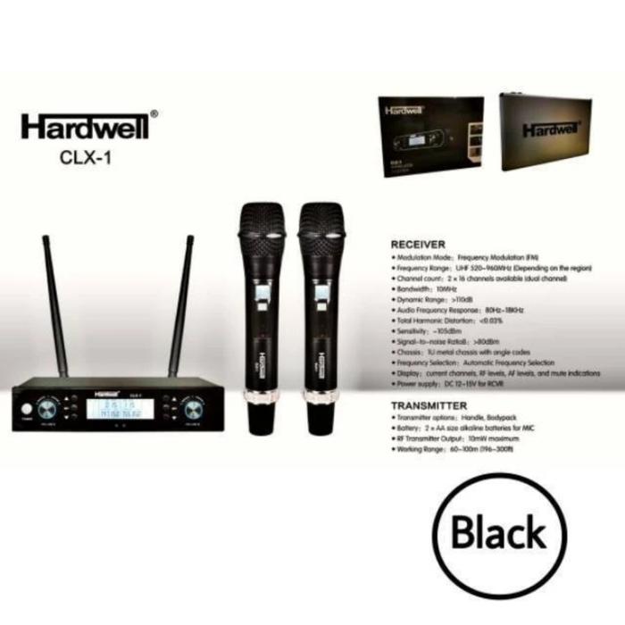 Jual ORIGINAL Mic Wireless HARDWELL CLX 1 CLX1 Termurah BERGARANSI ...