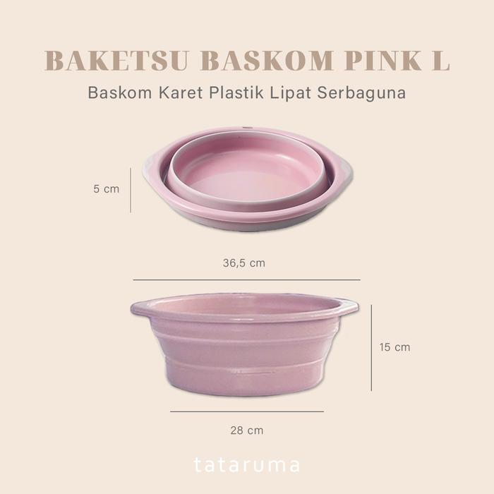 Promo BAKETSU - Ember Baskom Lipat Karet Foldable Serbaguna Cuci ...