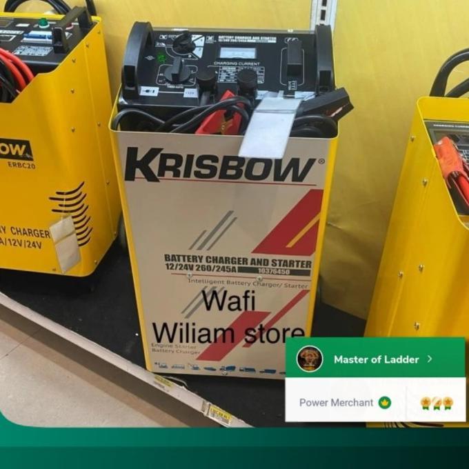 Jual FF Krisbow Charger Accu Aki Otomatis Mobil Motor Dan Starter 12V ...