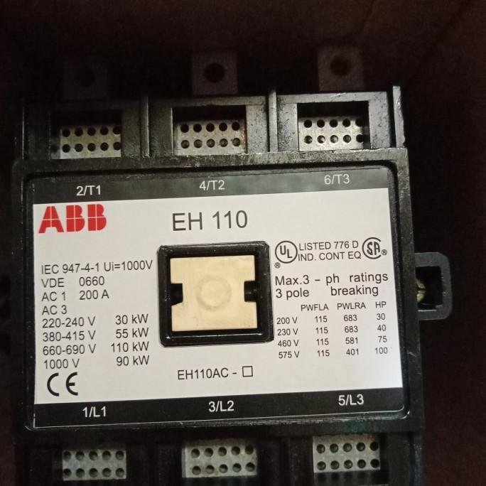 Jual Kontaktor Abb Eh 110 3P 200A 220V-24Vac - Jakarta Barat - Mitra ...
