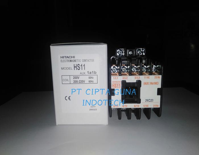 Jual ELECTROMAGNETIC CONTACTOR HITACHI HS11 - 220V - Kab. Bogor - PT ...