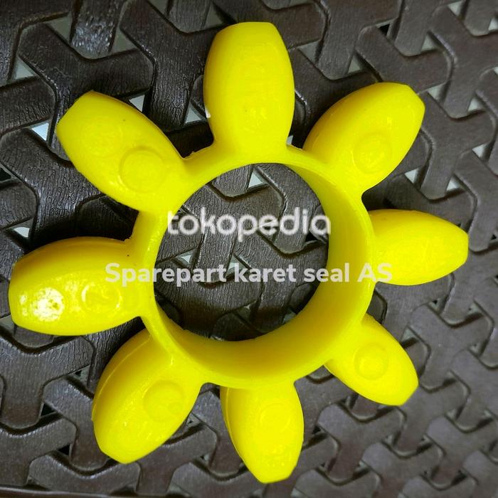 Jual Gr 38 rubber coupling flexibel karet kopling rotex gr38 warna kuning - Jakarta Barat ...