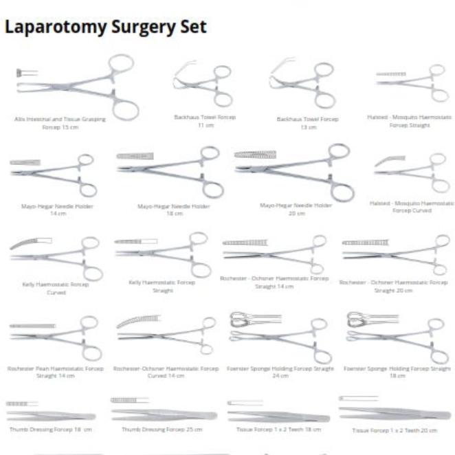 Jual Alat Operasi Bedah Besar Laparotomy Set MARWA - Kota Tangerang ...