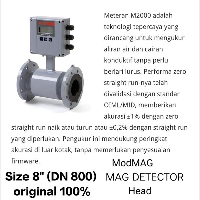 Jual ModMAG mag detector Head M2000 Electromagnetic 8 inch flow meter ...