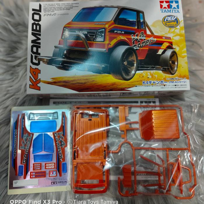 Jual Tamiya 18718 Body K4 Gambol Fm-a Fma Chassis + Decal + Box - Kab ...