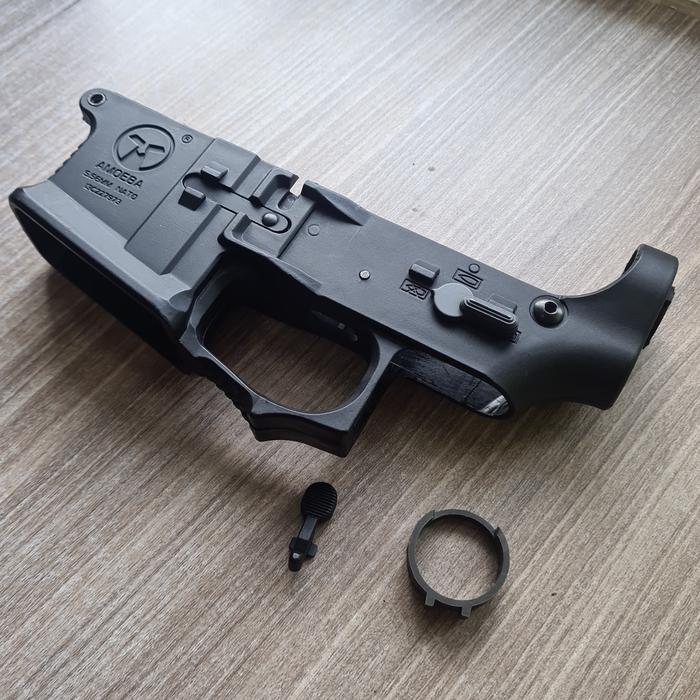 Jual lower body receiver m4 ares amoeba am13 / 15 / 16 original aeg ...