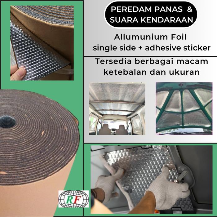 Jual Peredam Panas Mobil 5mm x 50cm x 1Mtr Peredam Suara Kap Mesin ...