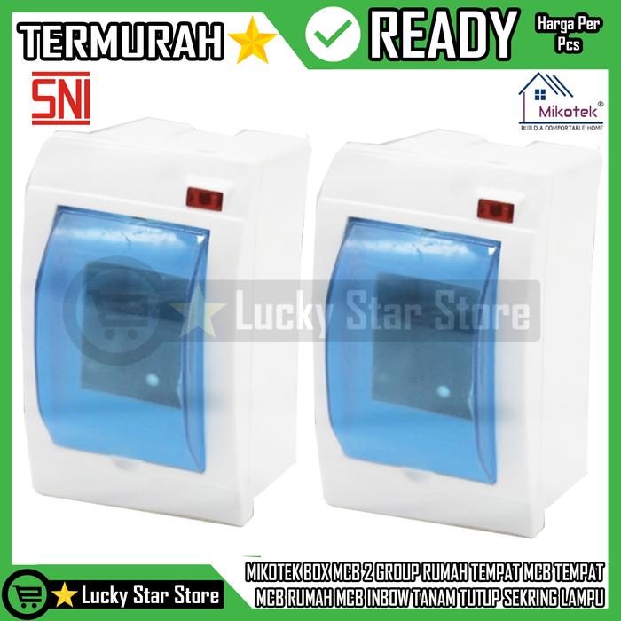 Jual MIKOTEK BOX MCB 2 GROUP SNI TEMPAT RUMAH MCB KOTAK SEKRING METERAN ...