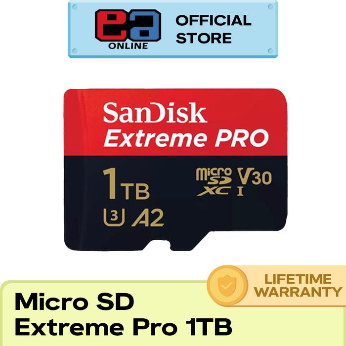 Promo SanDisk Extreme Pro MicroSD A2 200MB/s V30 U3 4K - 1TB Cicil 0% ...
