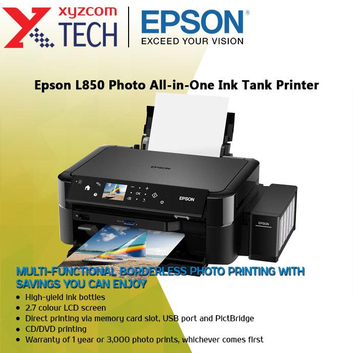 Jual Epson L850 Photo All-in-One Ink Tank Printer - Jakarta Pusat ...