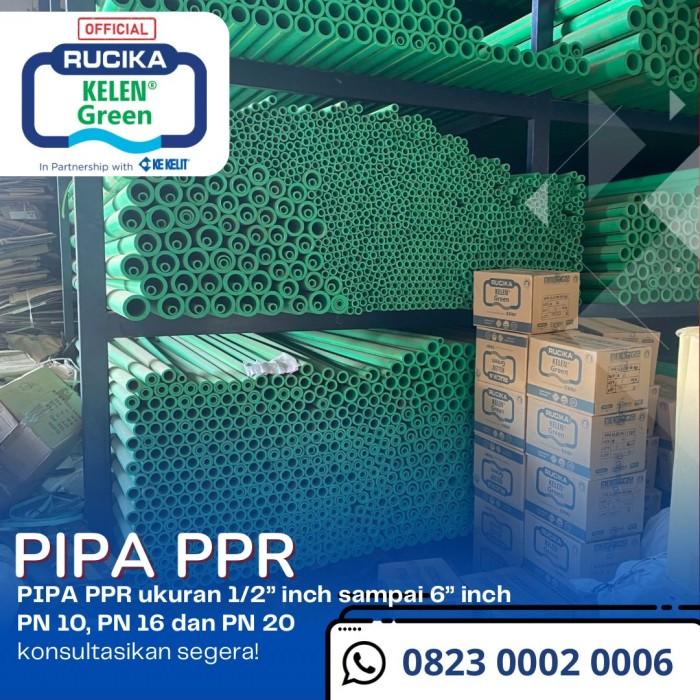 Jual Pipa PPR Rucika 1-1/2" inch 50 mm - Pipa Air Panas, Pipa Air ...