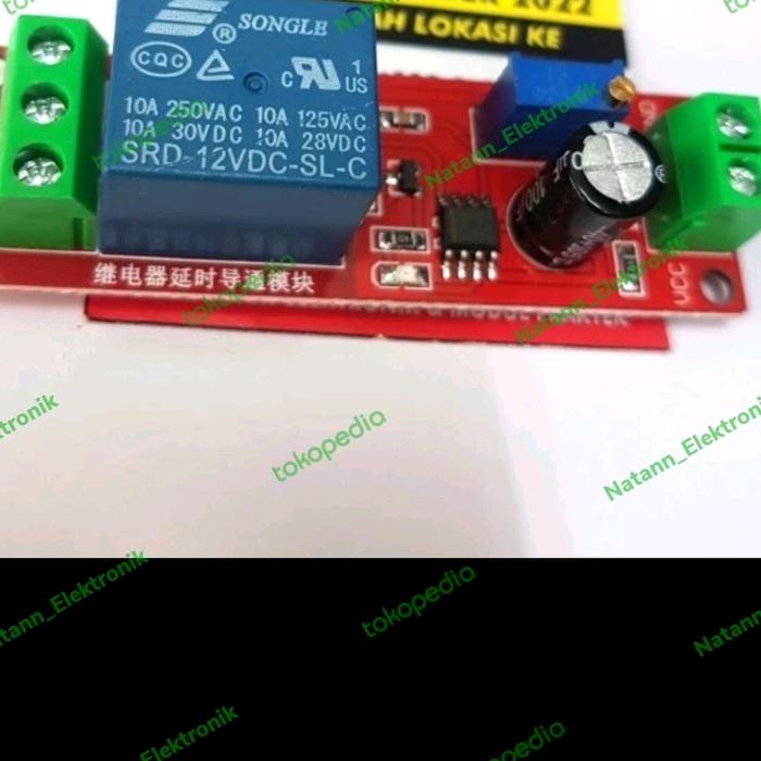 Jual modul module dc 12v 12volt 12 volt pull delay timer ne555 ne 555 ...