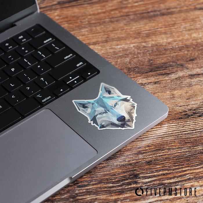 Jual Stiker Penutup Logo Laptop Wolf Es dan Api - Sticker palm rest ...