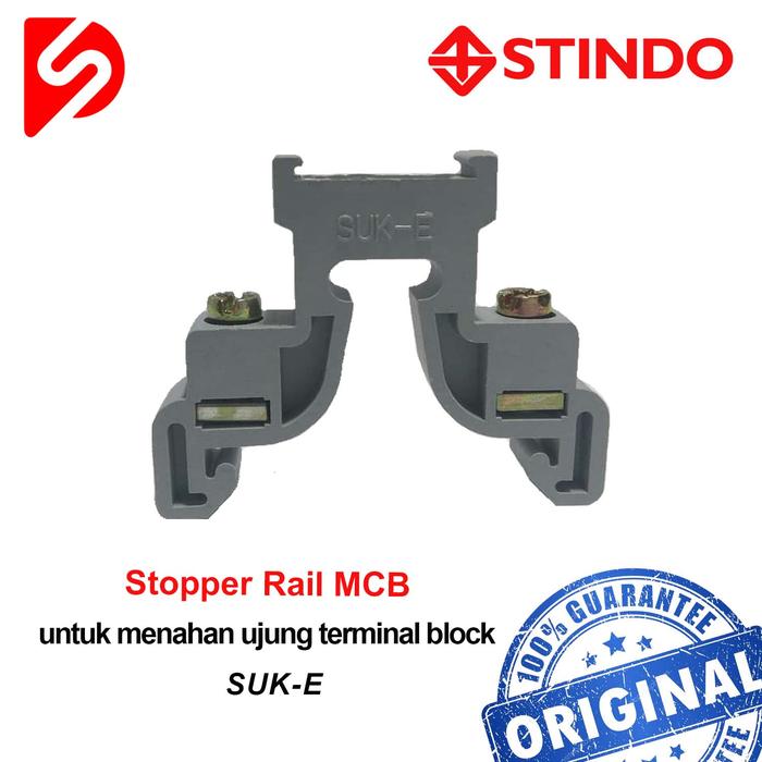 Jual Stopper Rail MCB / Stoper Terminal Blok SUK-E STINDO - Jakarta ...
