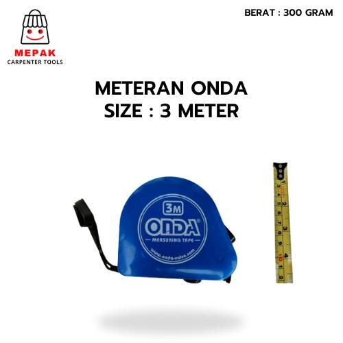 Jual Meteran 3 Meter ONDA Meteran pengukur dimensi - Kab. Sukabumi ...