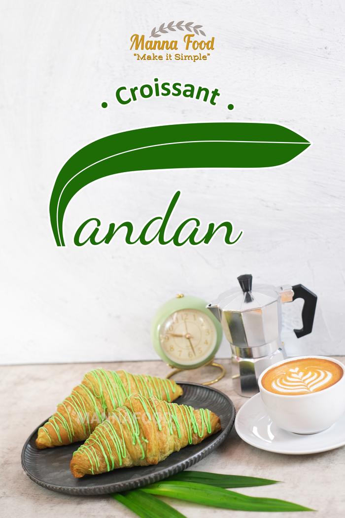 Jual Manna Food Pandan Croissant Large Matang / Ready to Eat / RTE ...