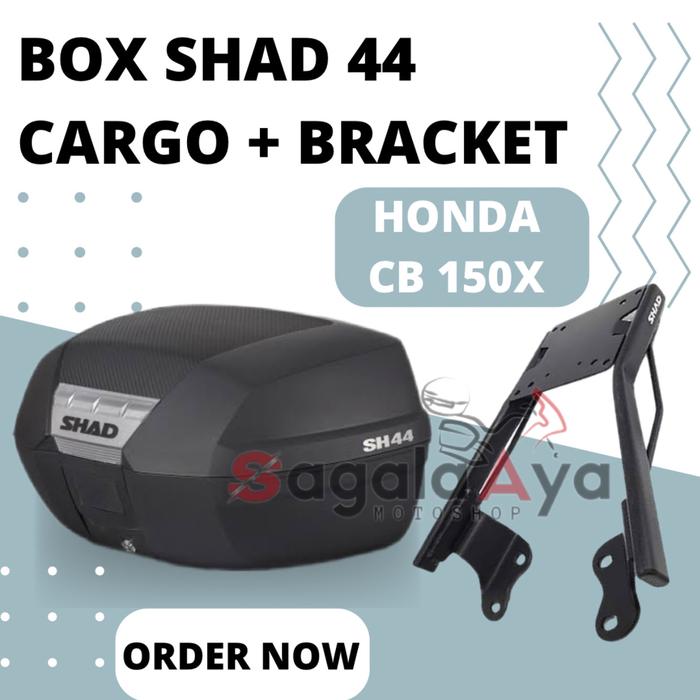Jual Promo Paket Box SHAD 44 SH 44dan Bracket SHAD HONDA CB 150 X ...