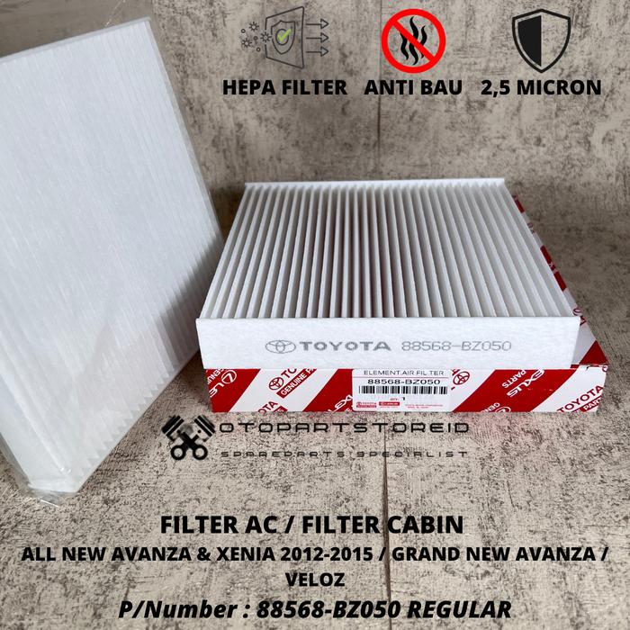 Jual FILTER AC / CABIN GRAND NEW AVANZA XENIA RUSH TERIOS 88568-BZ050 ...