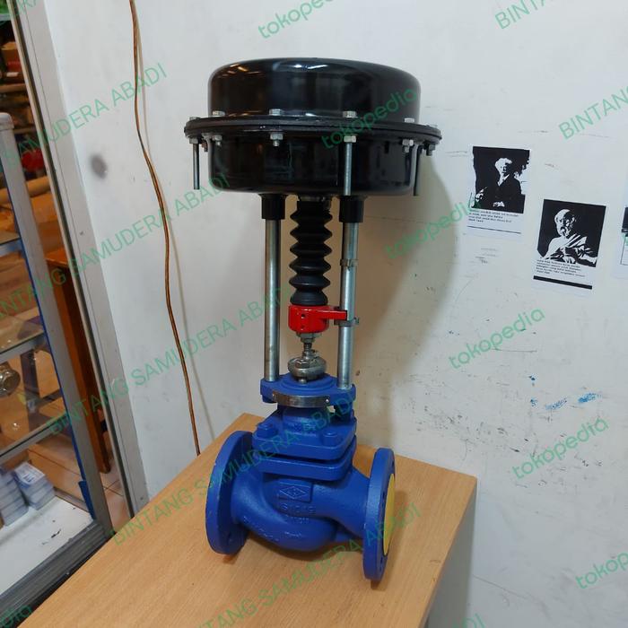 Jual control valve ari armaturen 2" inch dn50 pn16 pneumatic actuator ...