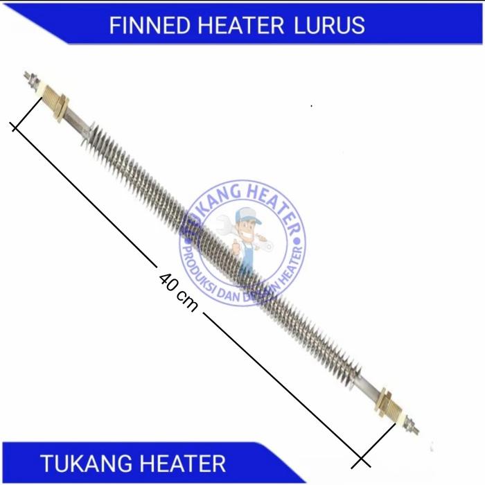 Jual Finned Heater Lurus Ø Pipa 11 mm x 400 mm x 220 Volt x 750 Watt ...
