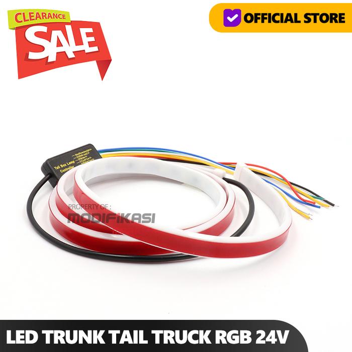 Jual LAMPU REM BUS RGB LAMPU REM TRUK RGB 24 VOLT LED BAGASI RGB 24V ...