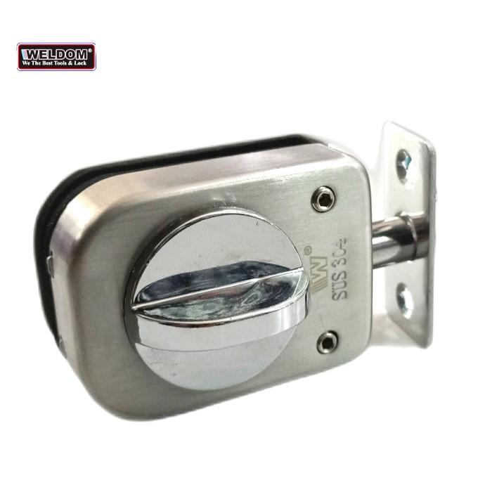 Jual Glass Door Lock/Grendel Pintu Kaca Ke Tembok Stainless SUS 304 - Jakarta Timur - TOP ...