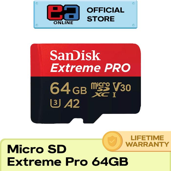 Promo Sandisk MicroSD Extreme Pro A2 U3 200MBps 4K UHD Action Cam - 64GB - Jakarta Barat ...